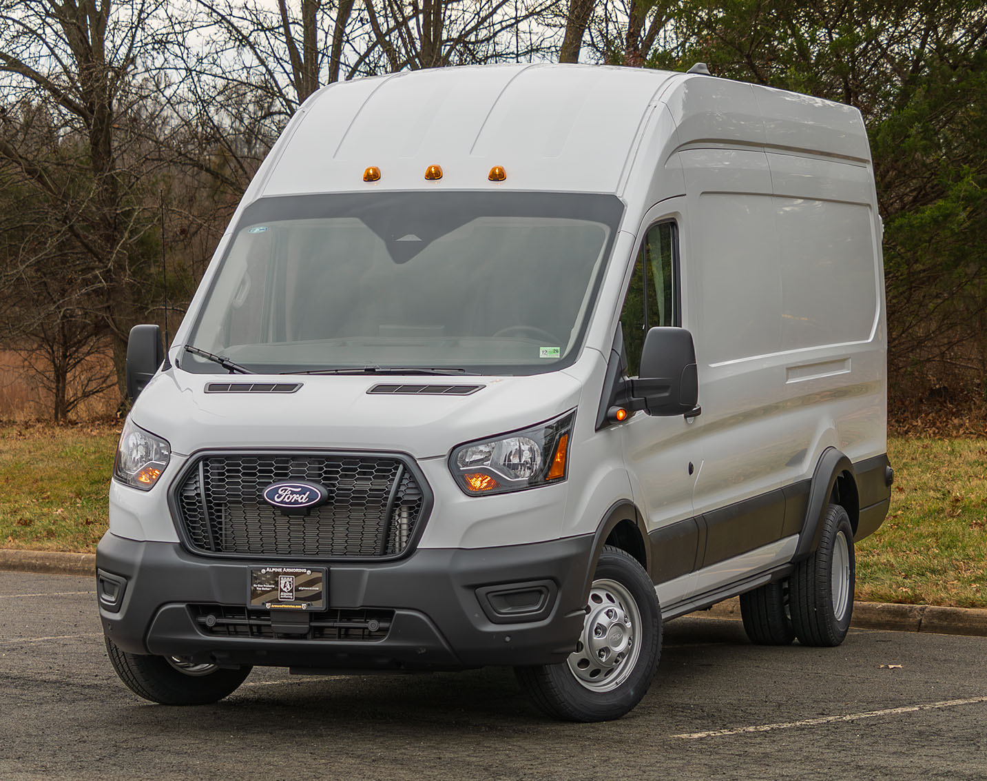 Armored Ford Transit LWB SWAT Van | Alpine Armoring Pointer®