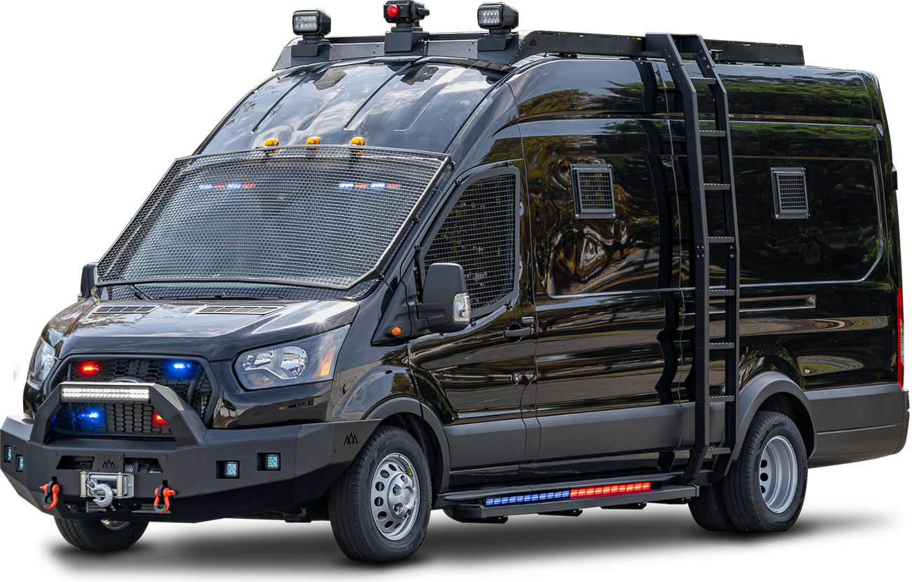 POINTER APC/SWAT Armored Transit Van | Alpine Armoring USA
